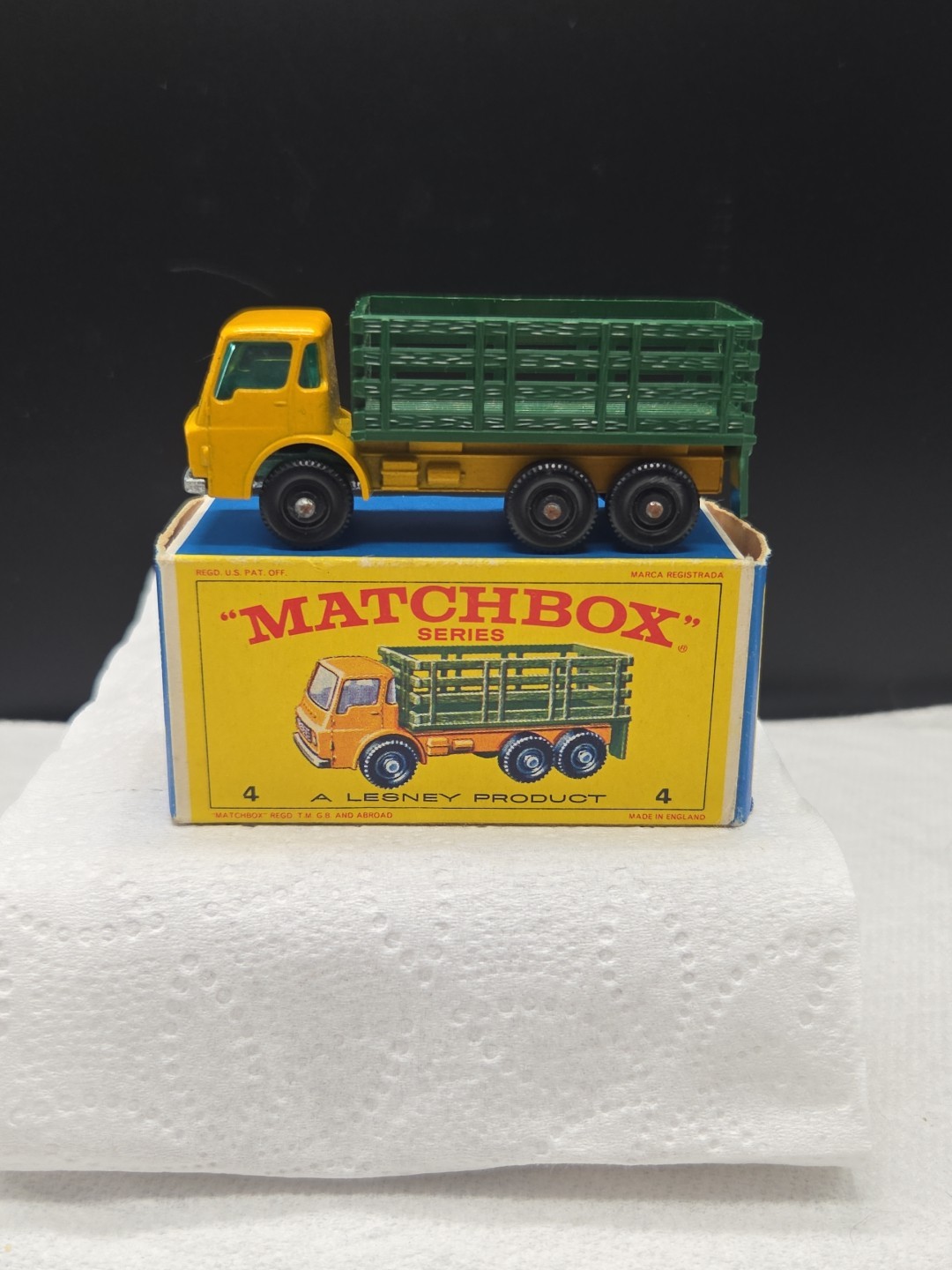 Matchbox Series LESNEY No. 4 Stake Work Truck W/ Original Box England ...