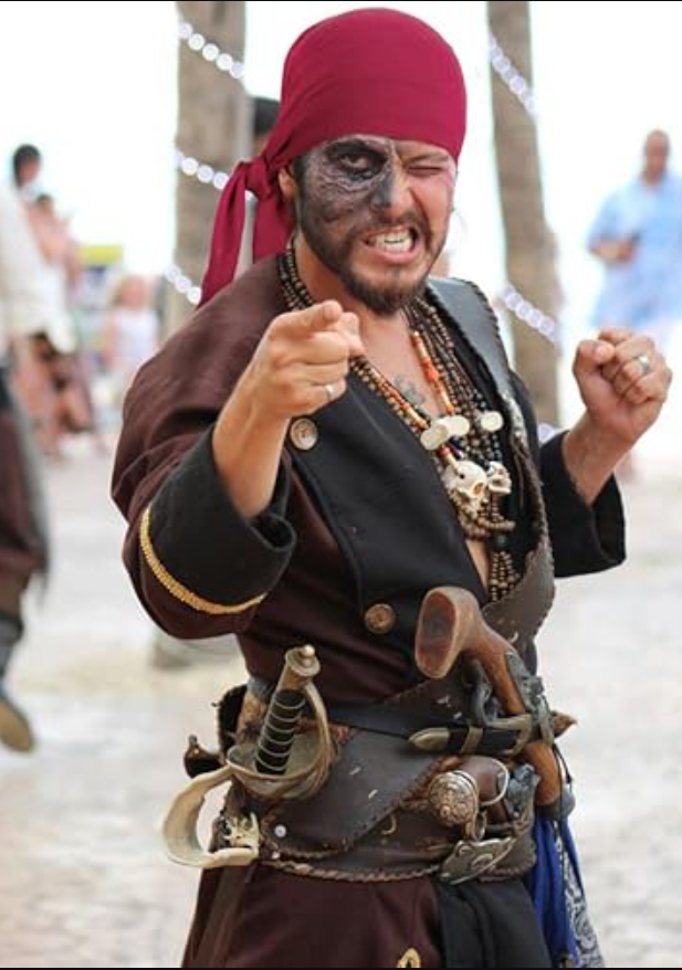 Pirate Costume Accessories/Plus Size Pirate Scarf Belt Waist Sash and ...