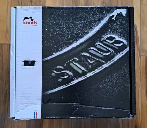 New STAUB Red Cast Iron Fondue Set, Complete, New In Box, France | eBay