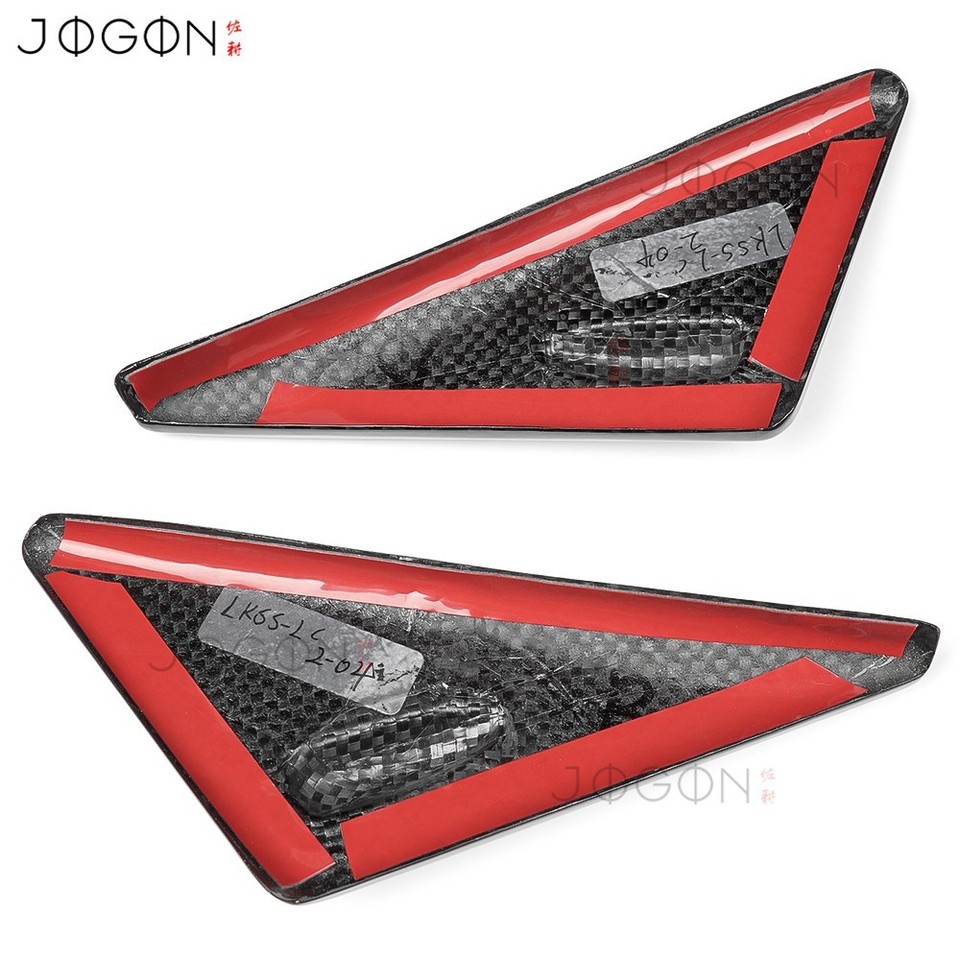 Carbon Front Door Window Triangle Side Cover Trim For Lexus LC 500 500h ...