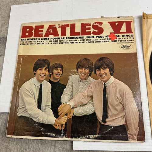 THE BEATLES IV 1965 First US Pressing Mono Vinyl Album T-2358 VG | eBay