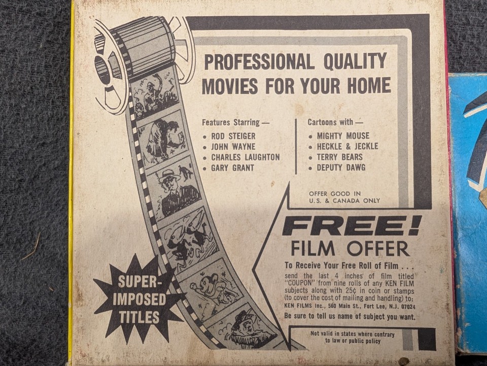 'Dillinger The Big Thrill Story of the Killer #551 & "Popeye" 8mm movie ...