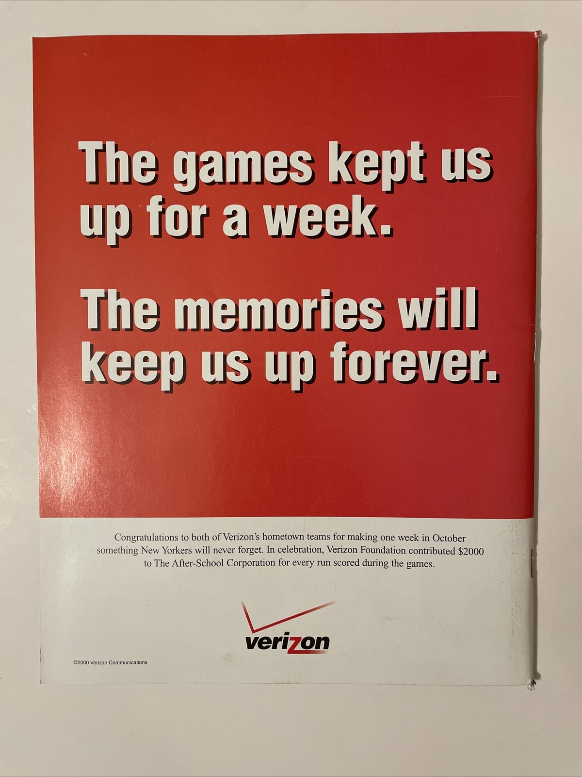 Sports Illustrated 2000 WS The Subway Series Commemorative Issue ...