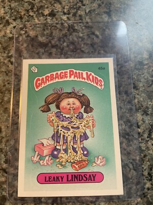 1985 Topps Garbage Pail Kids Series 2 Leaky Lindsay #45a Original ...