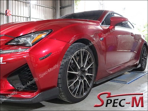 AG Style Carbon Fiber Side Skirts Rocker Lip for 2015+ LEXUS RCF RC-F ...