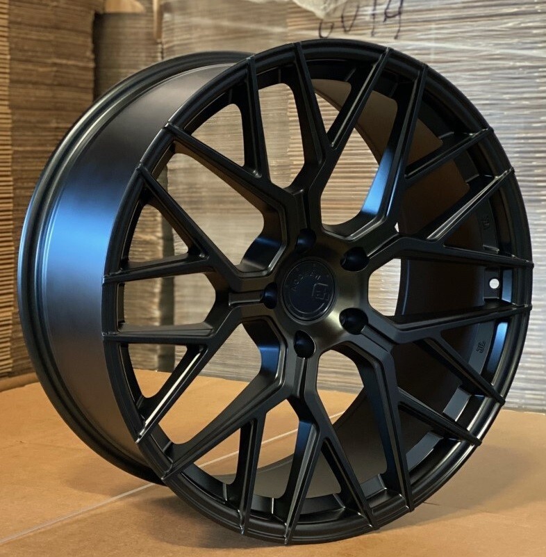 20x9 Aodhan AFF9 5x112 +30 Flow Forged Matte Black Wheels (Set of 4) | eBay