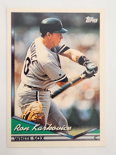1994 Topps Chicago White Sox Baseball Card #684 Ron Karkovice | eBay
