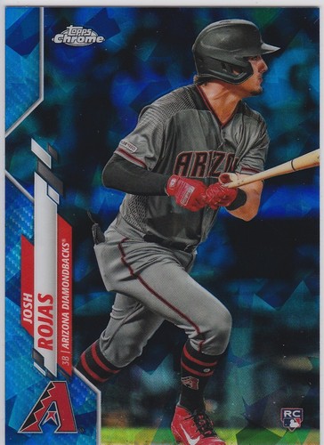 Josh Rojas 2020 Topps Chrome Refractor Blue Sapphire ROOKIE 108 | eBay