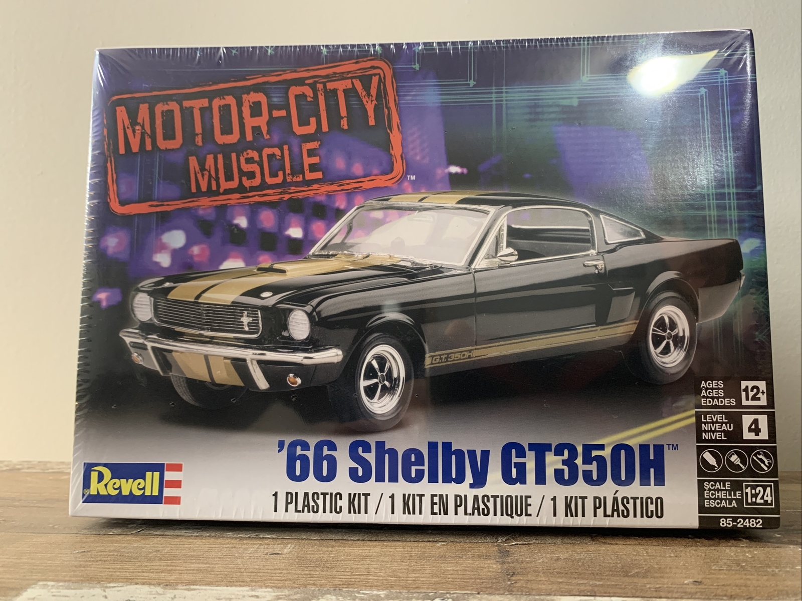1966 Shelby Mustang GT-350H 1/24 Scale Plastic Model Car Kit #85-2482 ...