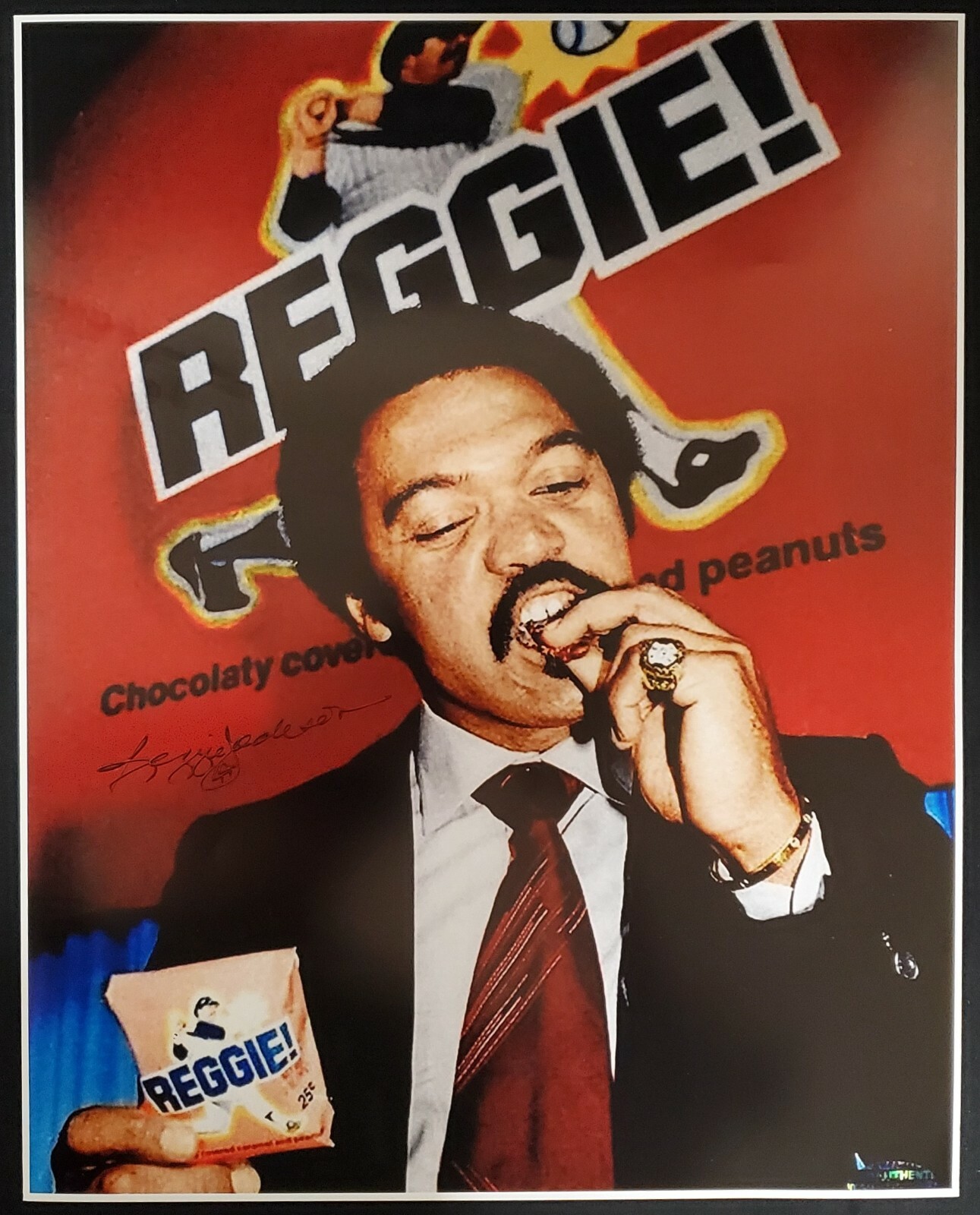 Reggie Jackson Signed Reggie Bar 16x20 PRIVATE SIGNING COA | eBay