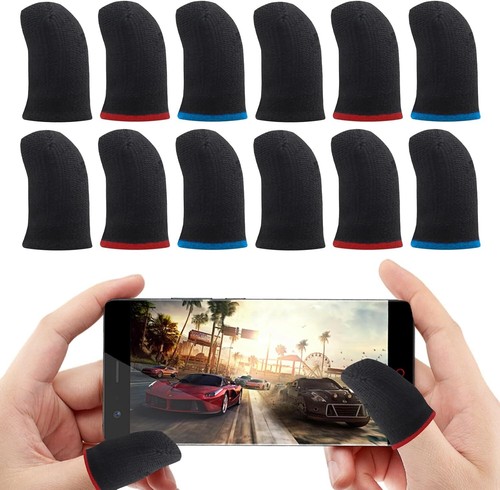 30PCS Gaming Finger Sleeves, Fiber Gaming Finger Sleeves Sweatproof ...