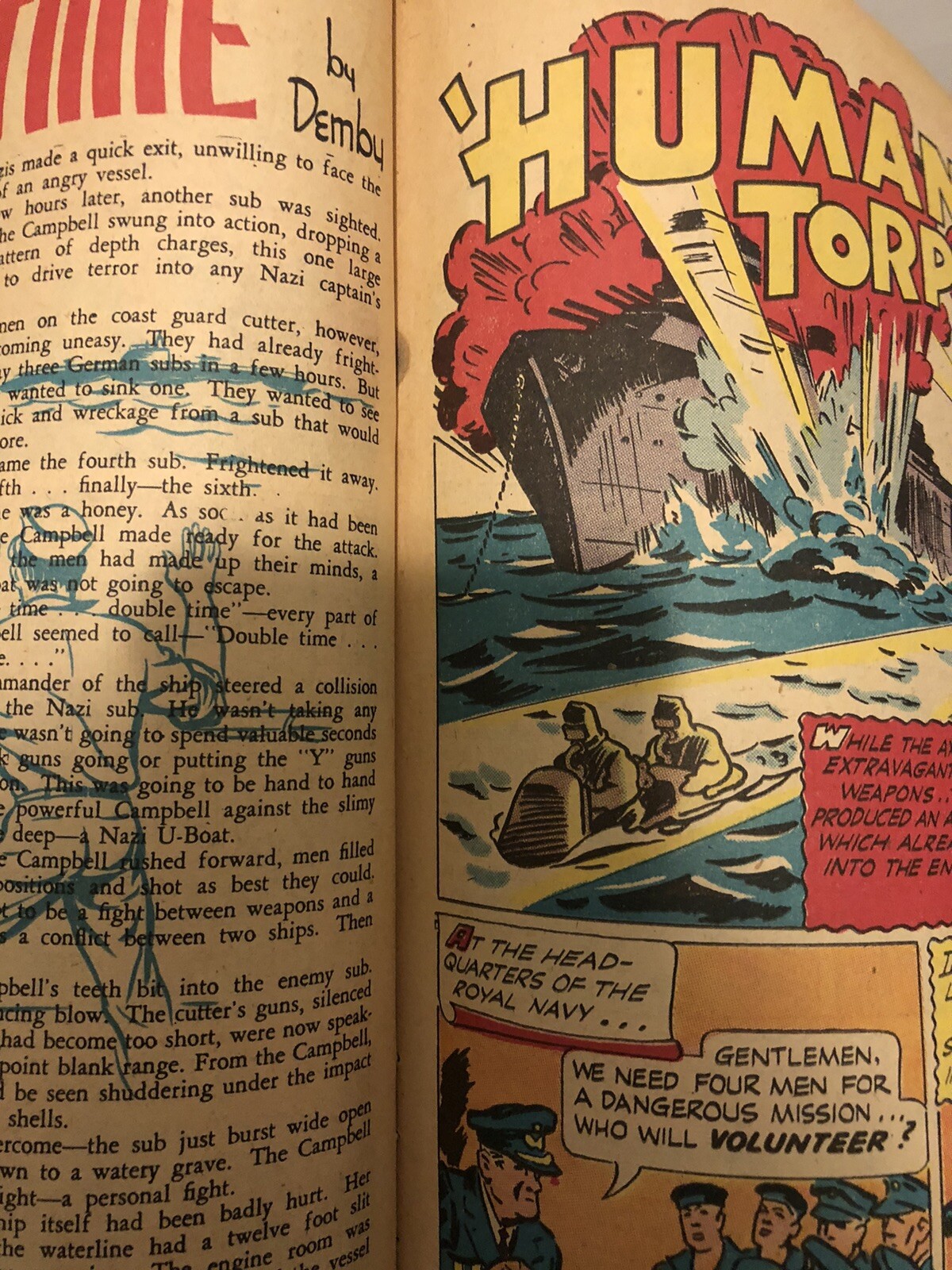 Heroic Comics #28 January 1945 Flamethrower Cover | eBay