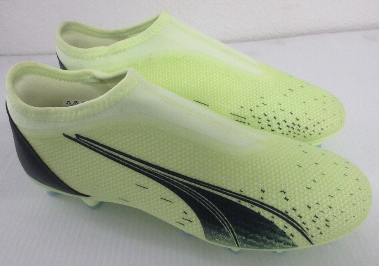 Puma Ultra Grip Control Laceless Neon Green Soccer Cleats Youth Shoes ...