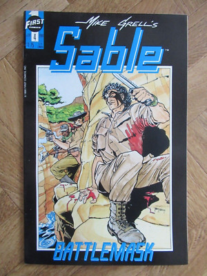 MIKE GRELL'S SABLE #4 FIRST COMICS VERY FINE (Z13) | eBay