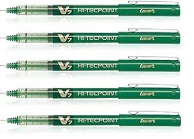 5x Luxor Hi Techpoint V7 Pen | GREEN | Free Shipping | eBay UK