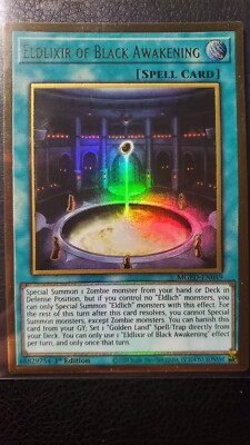 Eldlixir Of Black Awakening 1st Ed MGED-EN049 M Yu-Gi-Oh Maximum Gold ...