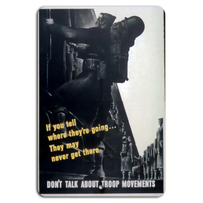 Guard Their Path: Keep Troop Movements Confidential | eBay