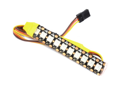Multi-Color LED Light Stripe 80mm On/Off/Flash Pattern Control w/20 ...