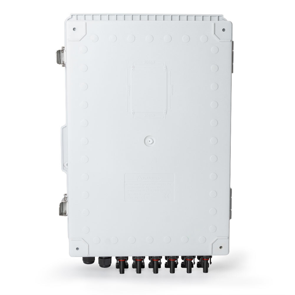 6 String Solar PV Combiner Box Junction Box 15A DC fuse 63A DC Circuit ...