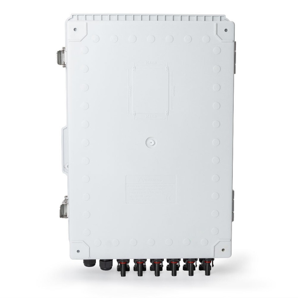 6 String Solar PV Combiner Box Junction Box 15A DC fuse 63A DC Circuit ...