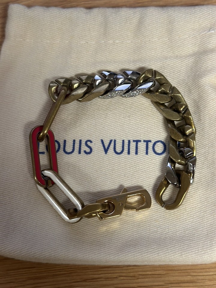 Louis Vuitton Multicolor Chain Link Bracelet | eBay