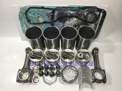 Isuzu 4BD1 4BD1T Engine Rebuild Kit & 4 Con-Rods for Truck Loader Excavator
