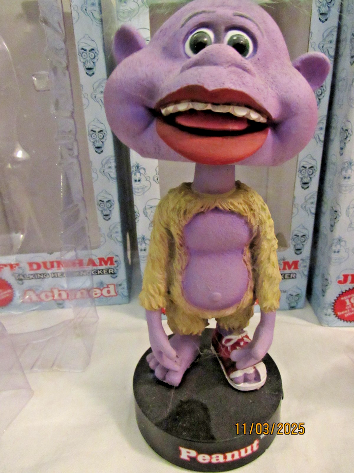 Jeff Dunham Lot Walter Achmed Bubba Peanut 18" Talking Dolls new with ...
