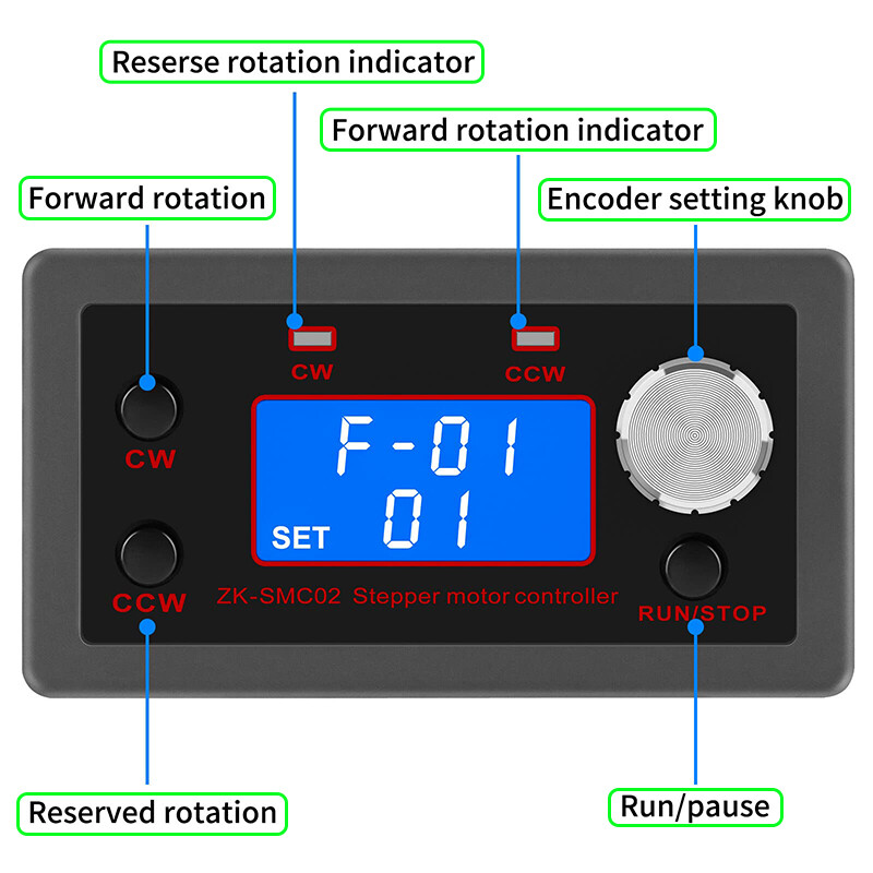 Stepper Motor Driver Controller Integrated Board Forward/Reverse Pulse ...