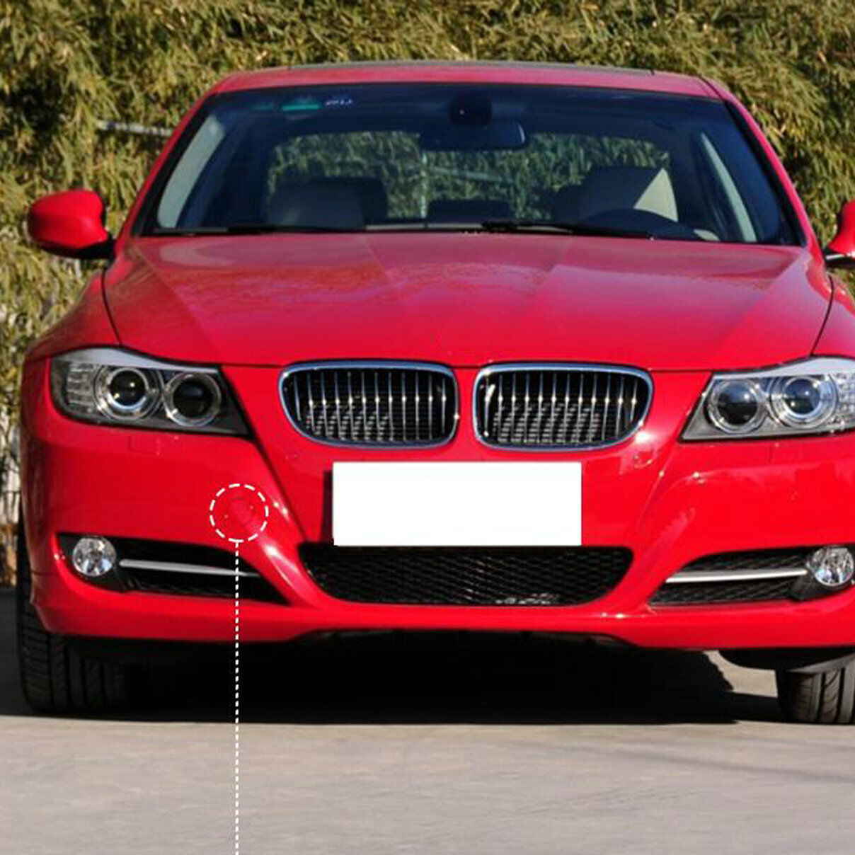 51117207299 Front Bumper Tow Hook Eye Cover For BMW 3 Series E90 E91 ...