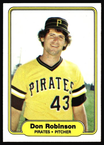 1982 Fleer Don Robinson #495 Pittsburgh Pirates | eBay