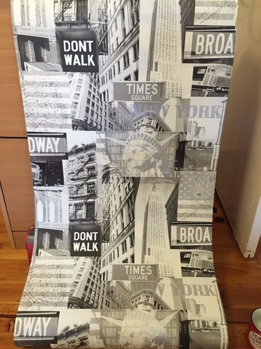 1 ROLL OPERA Made in EUROPE "BLACK/WHITE BROADWAY" HEAVY WEIGHT ...