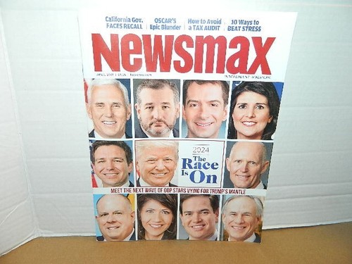 Newsmax Magazine April 2021 - 2024 THE RACE IS ON | eBay