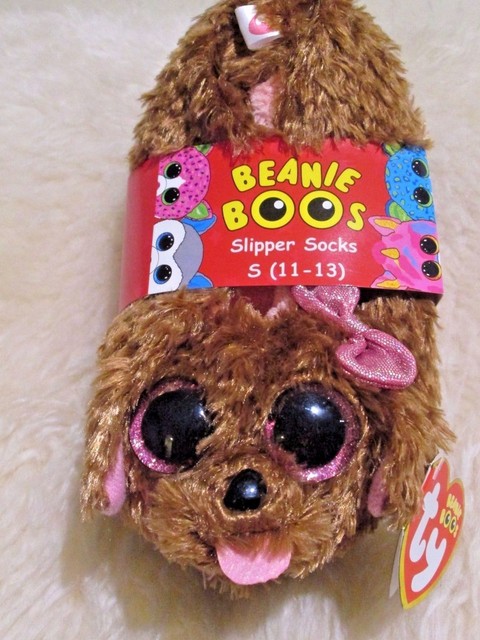 Ty Beanie Boos Sophie The Cat SLIPPER Socks Size Kids Large 4-6 for ...