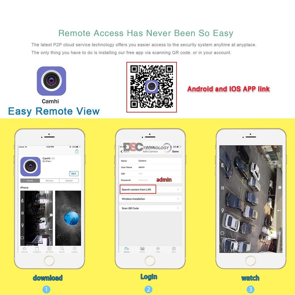 5X Optical Zoom 5MP PTZ IP Home Security Camera AI Human Auto Tracking ...