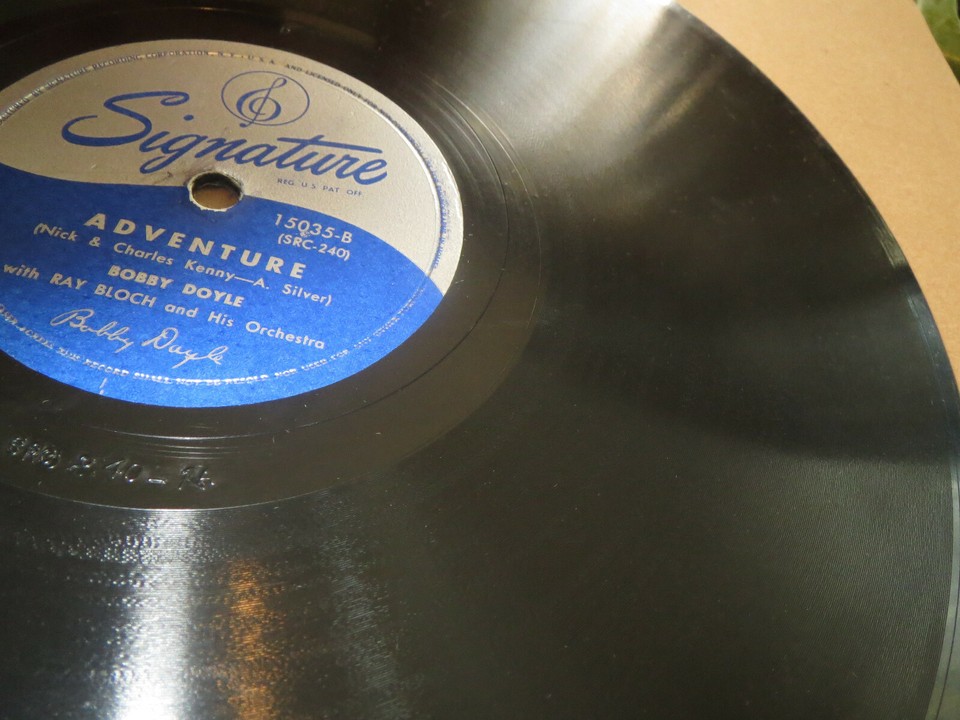 78RPM Signature 15035 Bobby Doyle, Twilight Song / Adventure nice, mild ...