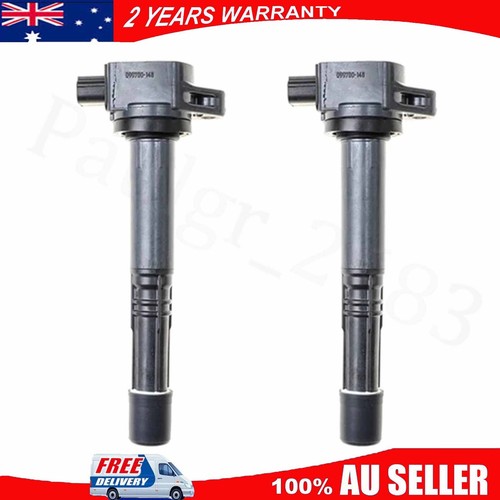 2x Ignition Coil 30520-R40-007 For Honda Civic Accord Coupe Sedan CR-V ...