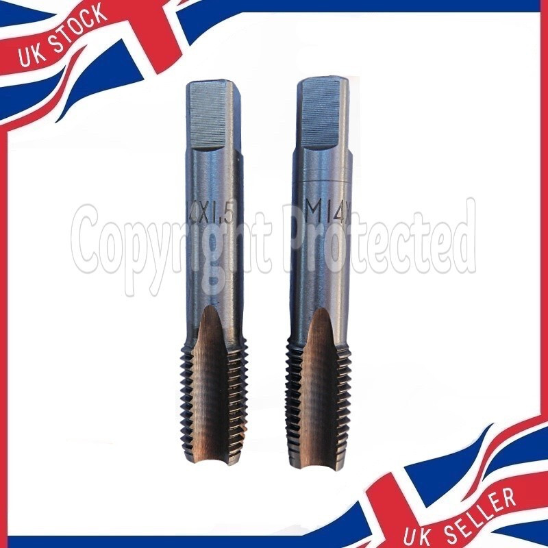 US PRO M14 X 1.5MM TAP TAPER & PLUG SET TAP & DIE METRIC 1.5 PITCH ...
