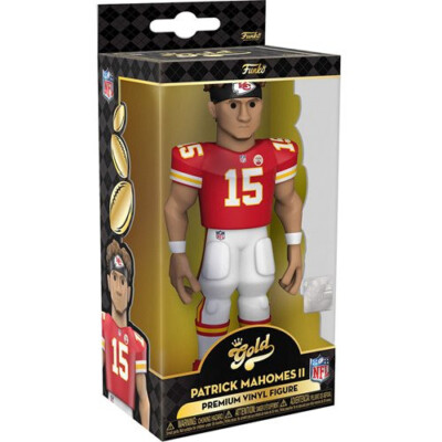 NFL Kansas City Chiefs Patrick Mahomes (Home) Quarterback Vinyl Gold ...