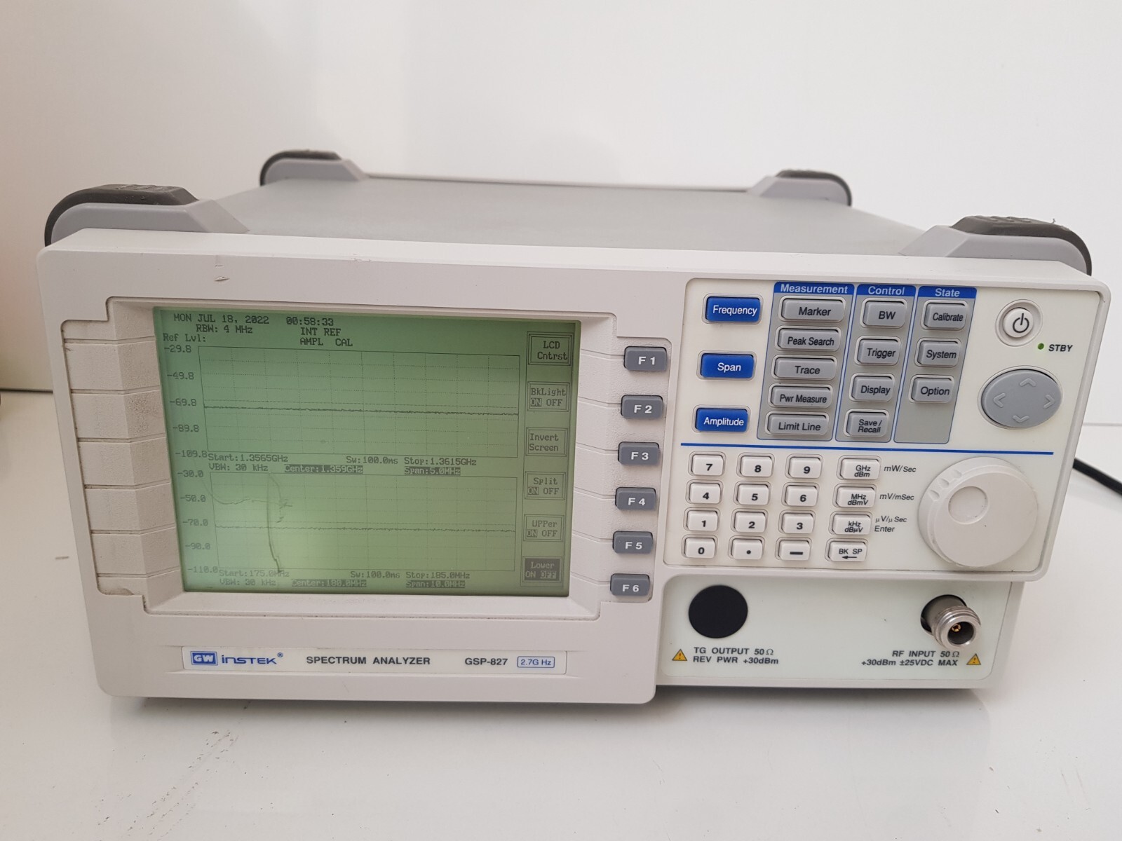 G.W Instek GSP-827 (GSP827) 9kHz~2.7GHz Spectrum Analyzer | eBay