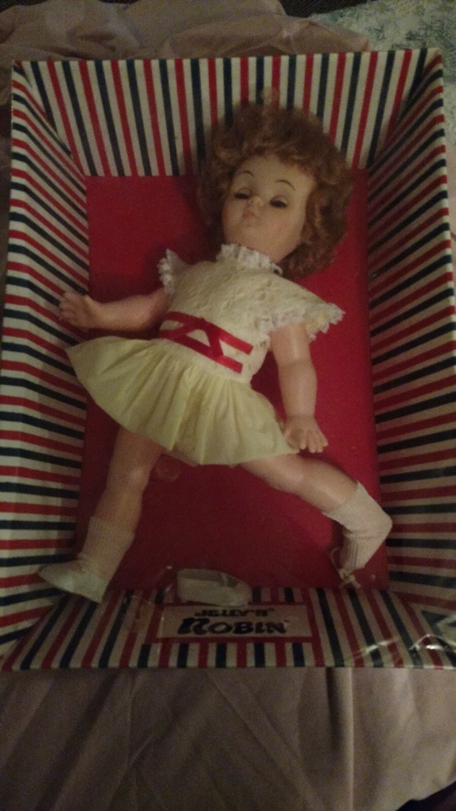 Vintage Jolly Toy Robin Doll In Box NEW | eBay