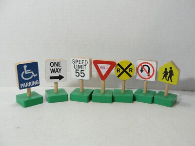 Thomas & Friends Wooden Railway Road Signs Traffic Signs - Lot of 7 | eBay