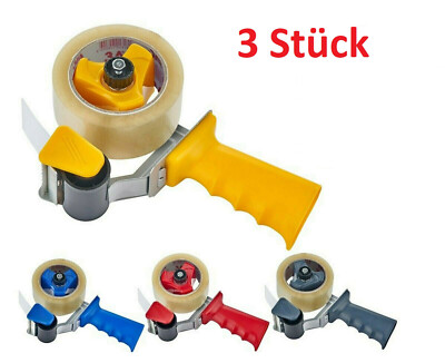 3 Abroller Klebeband Packen Band Paketband Handabroller Paket Klebeband ...