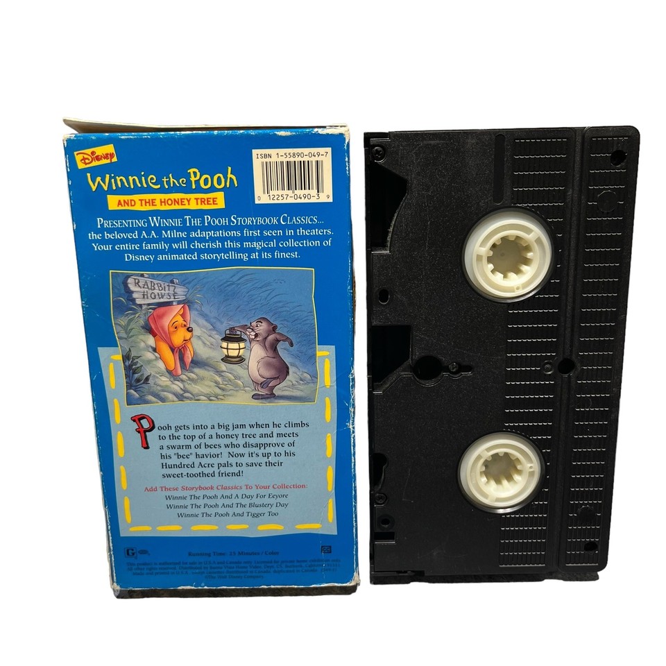 Winnie the Pooh and the Honey Tree (VHS, 1992) Disney V5 12257049039 | eBay