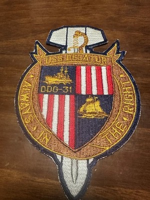 Vintage US Navy USS Decatur DDG-31 Ship Patch | eBay