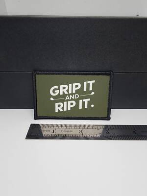 Golf Saying "Grip it and Rip it" Meme Funny Morale Patch Custom ...