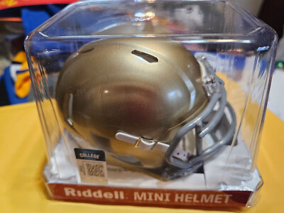 NOTRE DAME FIGHTING IRISH ACC MINI HELMET RIDDELL NEW IN BOX | eBay