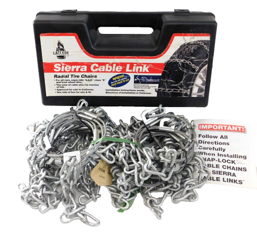 Laclede Sierra Cable Link Tire Chains, Stock # 1934, 1 Pair - Never Used | eBay