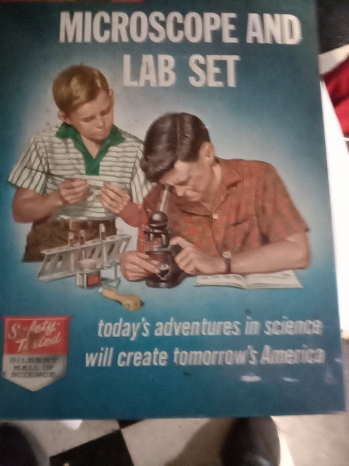 Vintage Gilbert Chemistry Microscope and Lab Set Metal Case Not ...