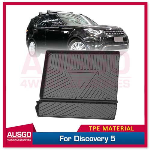 AUSGO 3D TPE Cargo Mat for Land Rover Discovery 5 2017-Onwards Rear ...
