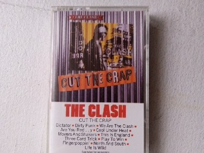 The Clash Cut The Crap (1985) - RARE - Cassette Tape PUNK ROCK | eBay
